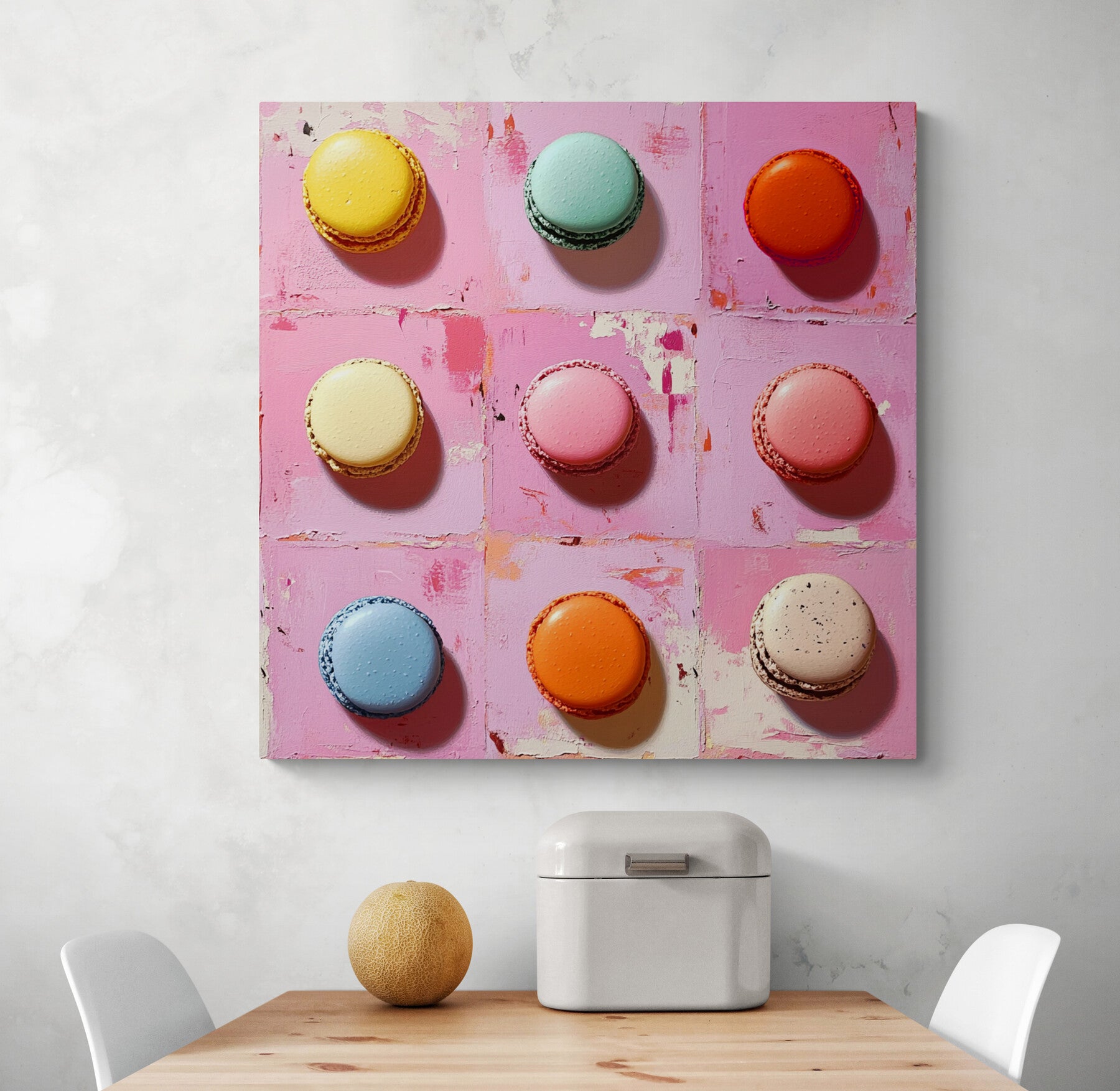 Œuvre murale – Douceurs pastel pour cuisine - MyselfMonArt
